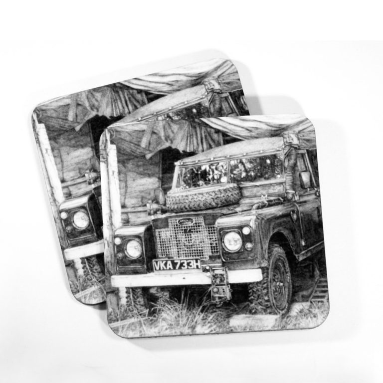 COASTERS - Distinctive Pencil Drawings